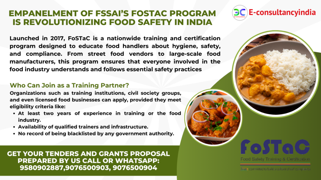 Empanelment of FSSAI’s FoSTaC Program is Revolutionizing Food Safety in ...