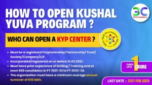 How to Open a Kushal Yuva Program (KYP) Center in Bihar?